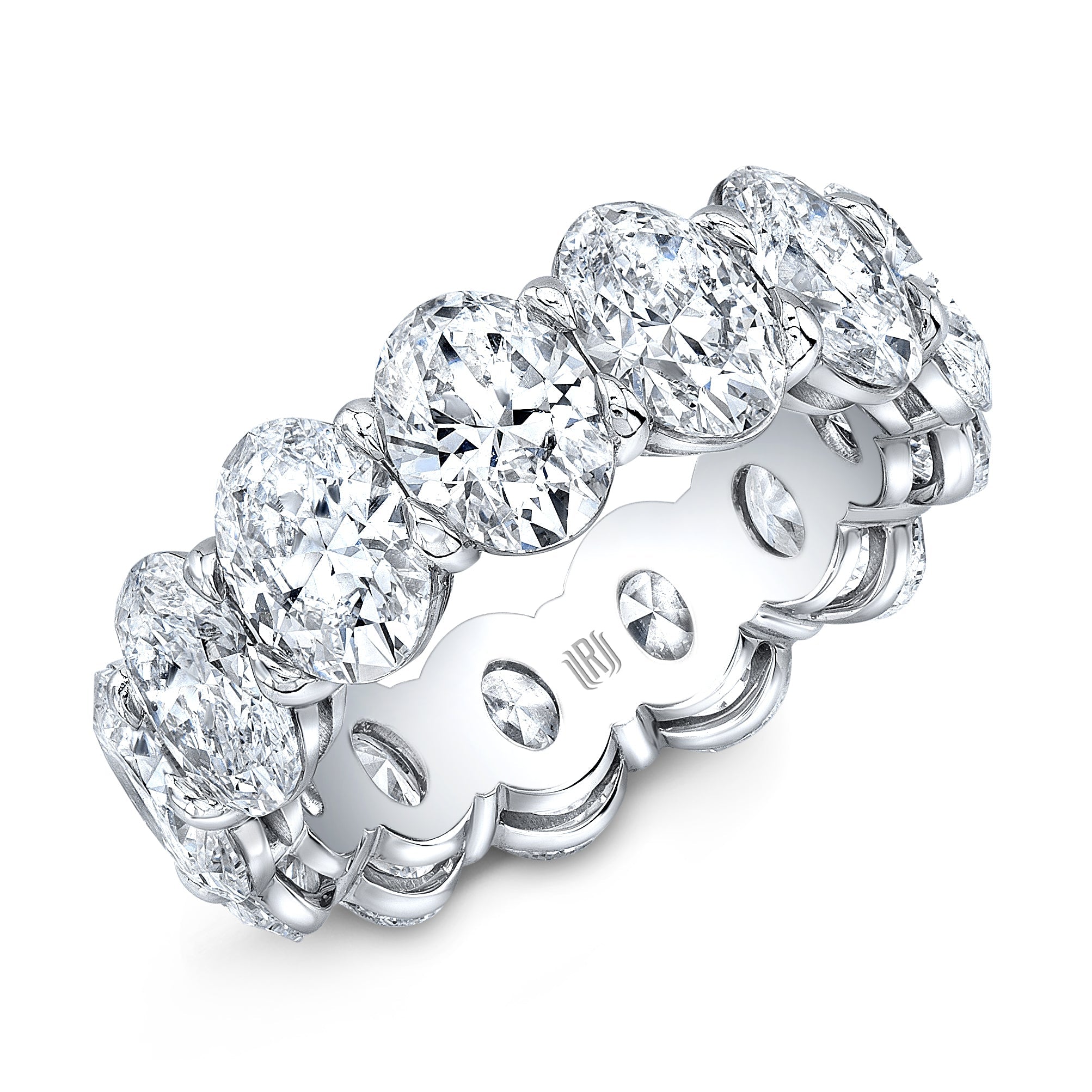 Rahaminov Oval Cut Diamond Eternity Band | Schwanke-Kasten Jewelers