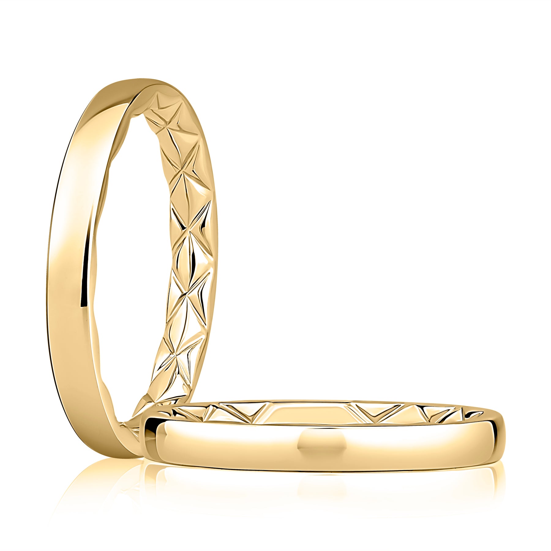 A Jaffe Quilt Gold Band 2.5mm | Schwanke-Kasten Jewelers